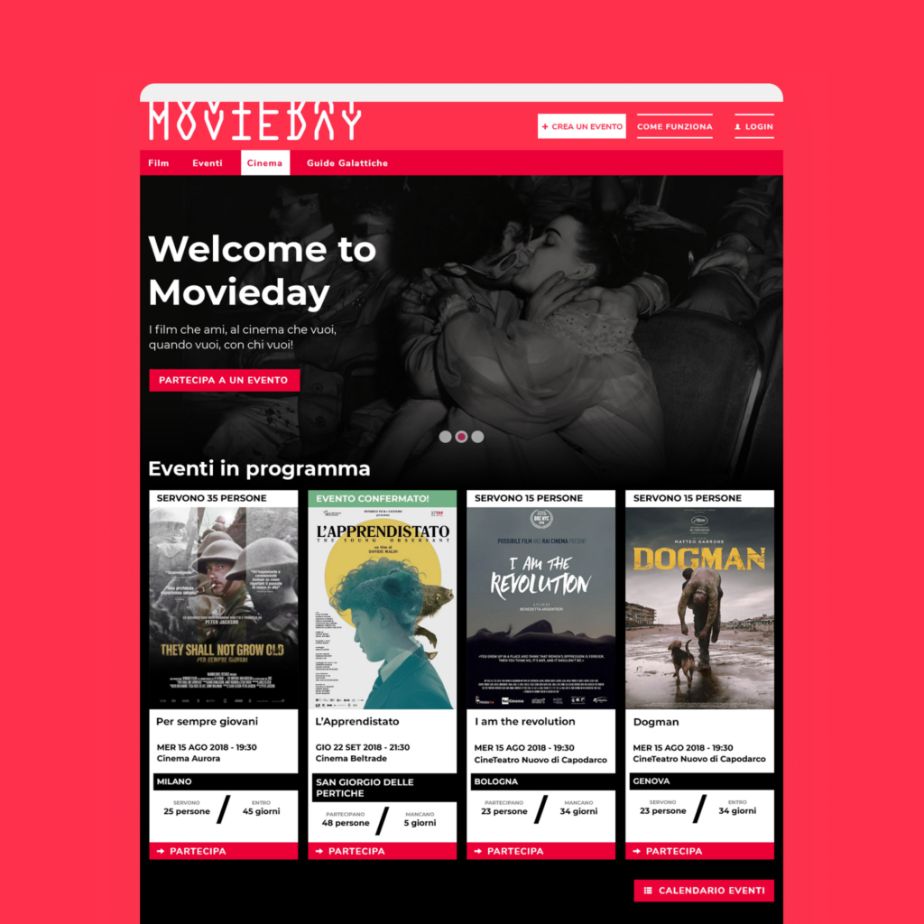 Movie distribution made easy with Movieday